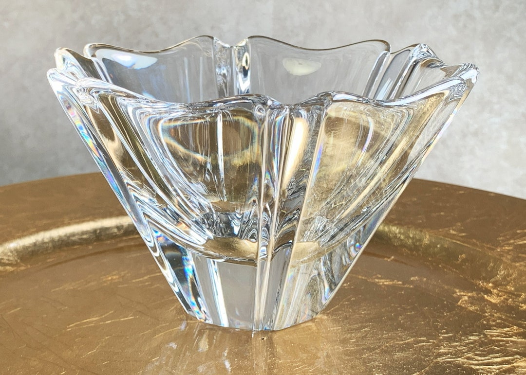 Vintage Orion by Orrefors Sweden 5 Round Crystal Accent - Etsy