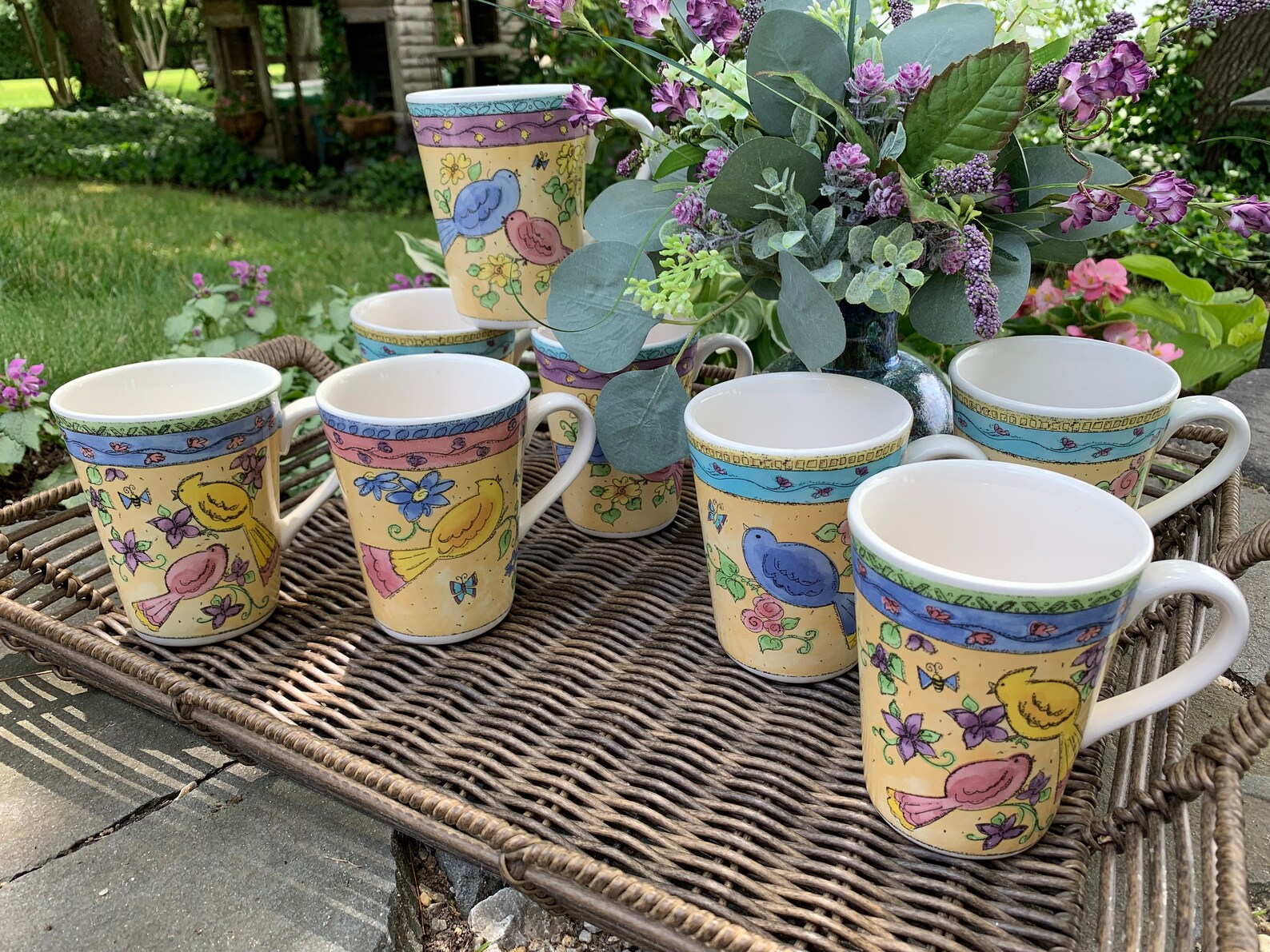 Sango Birds and the Bees Set by Sue Zipkin Whimsical - Etsy