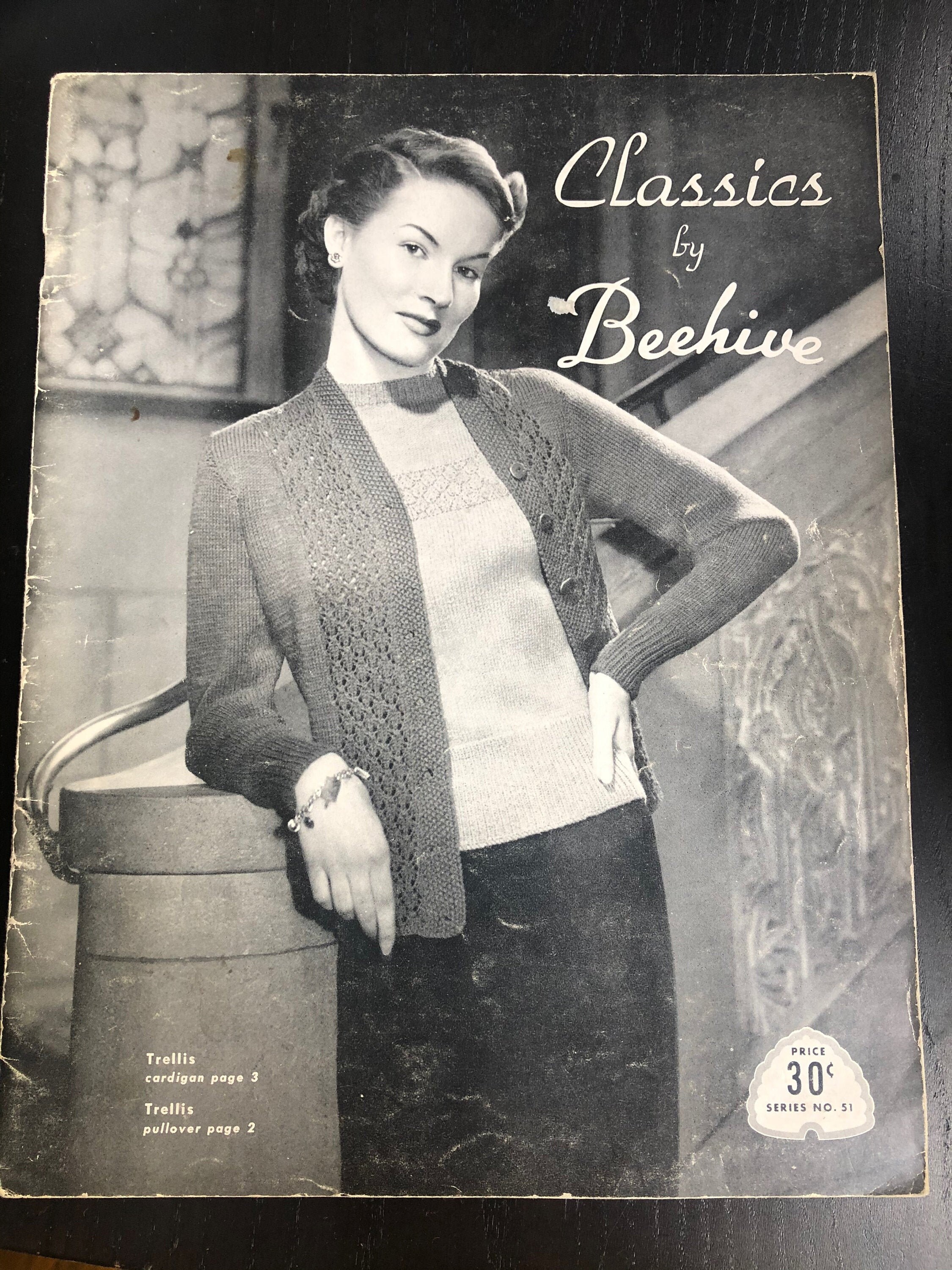 Classics by Beehive Series 51 1940s Knitting Book - Etsy