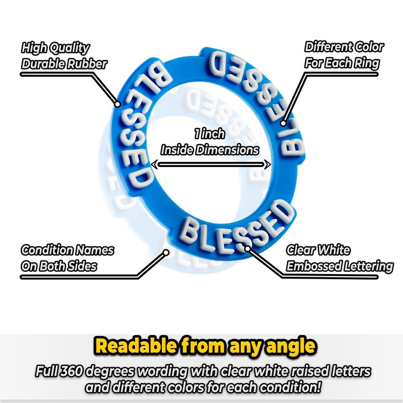 DND Miniatures Condition Rings With Box 96 Markers to Track - Etsy