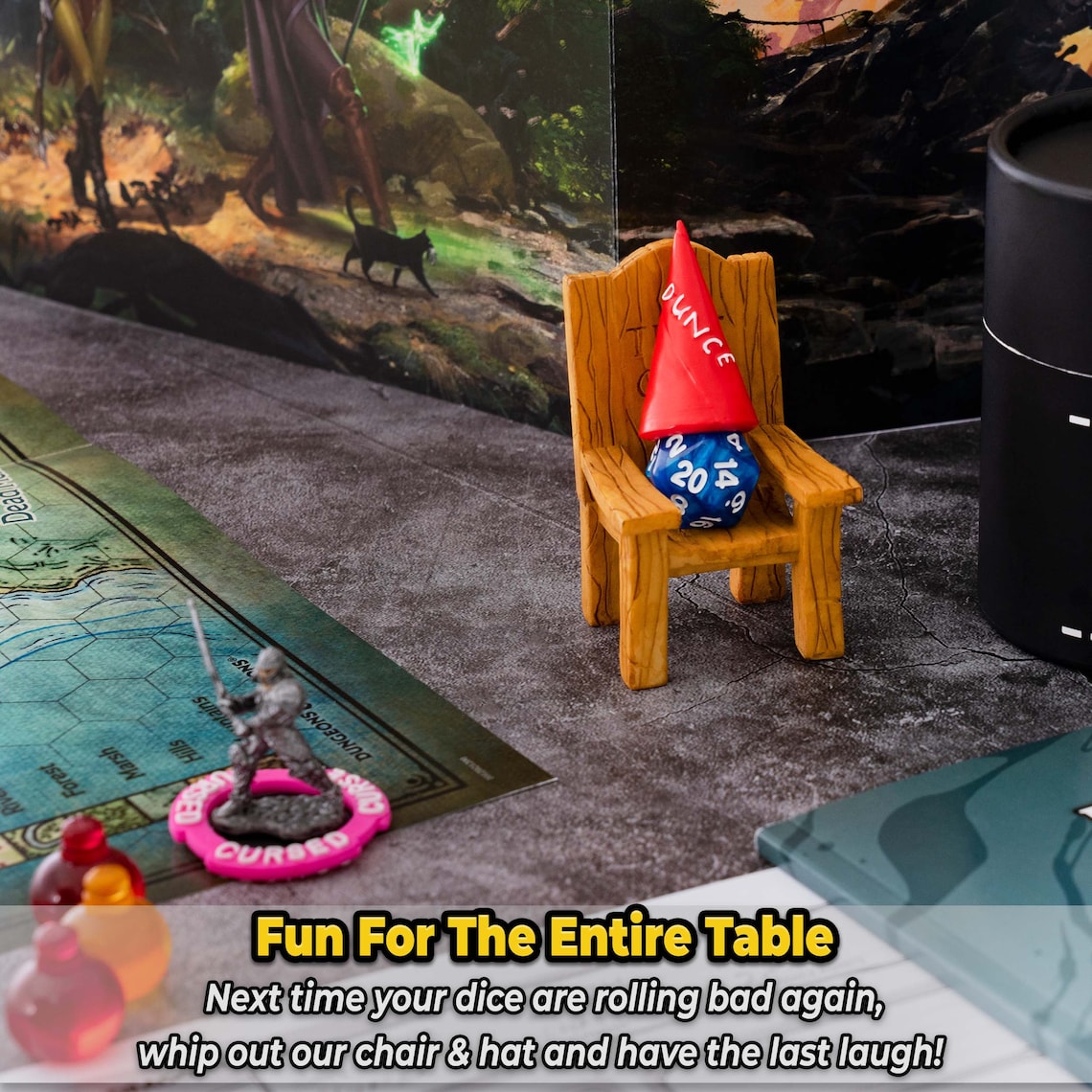 DND Dice Jail. Dungeons and Dragons Time Out Chair and Dunce - Etsy