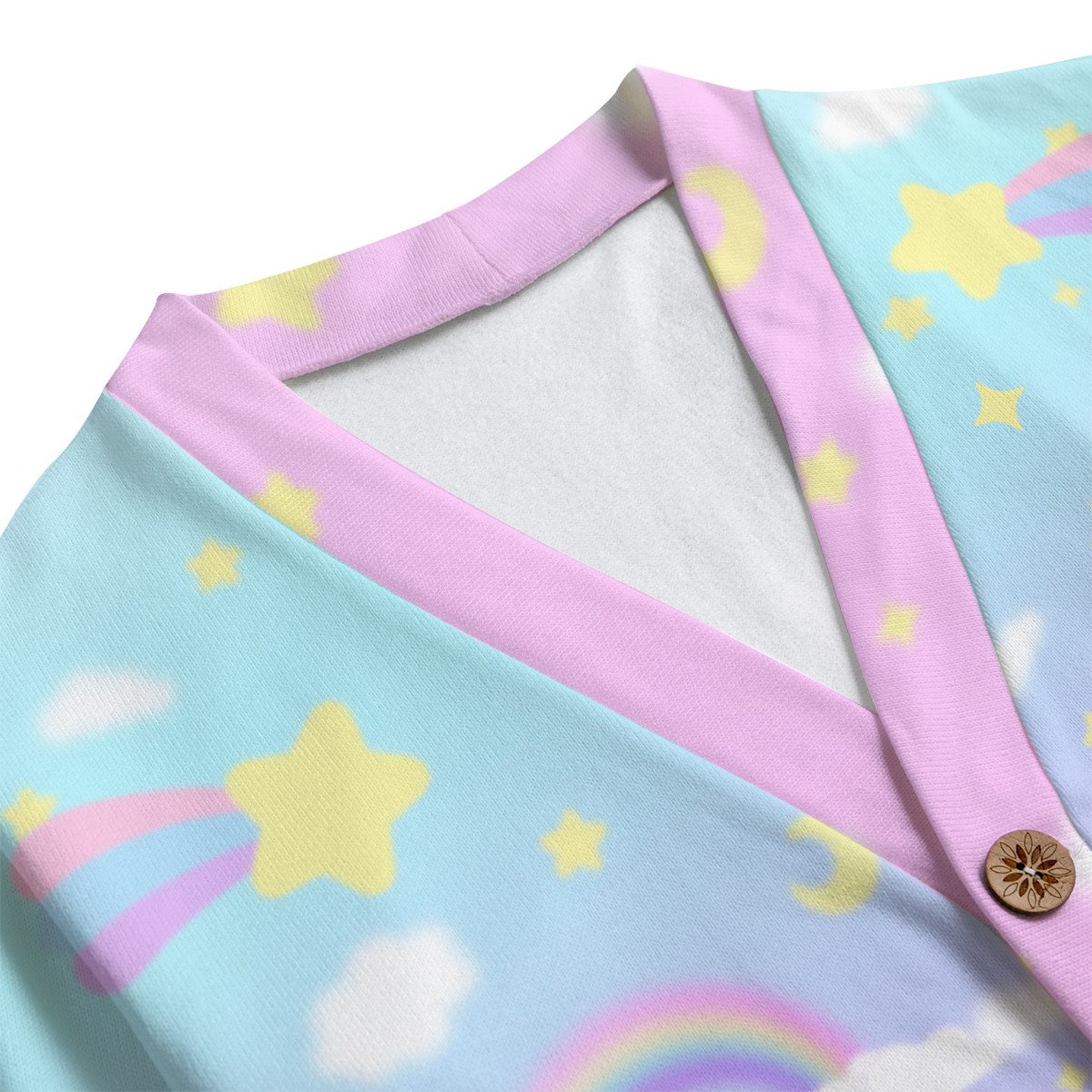 Gradient Rainbow Sky Cardigan - Etsy