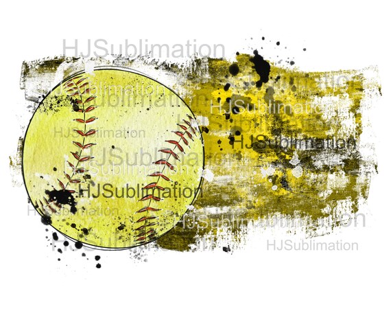 Softball Background Png.distressed Sublimation.grunge - Etsy