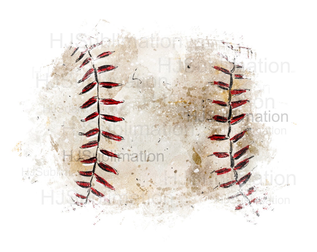 Distressed Baseball PNG. Grunge Background.splash Frame Sublimation ...