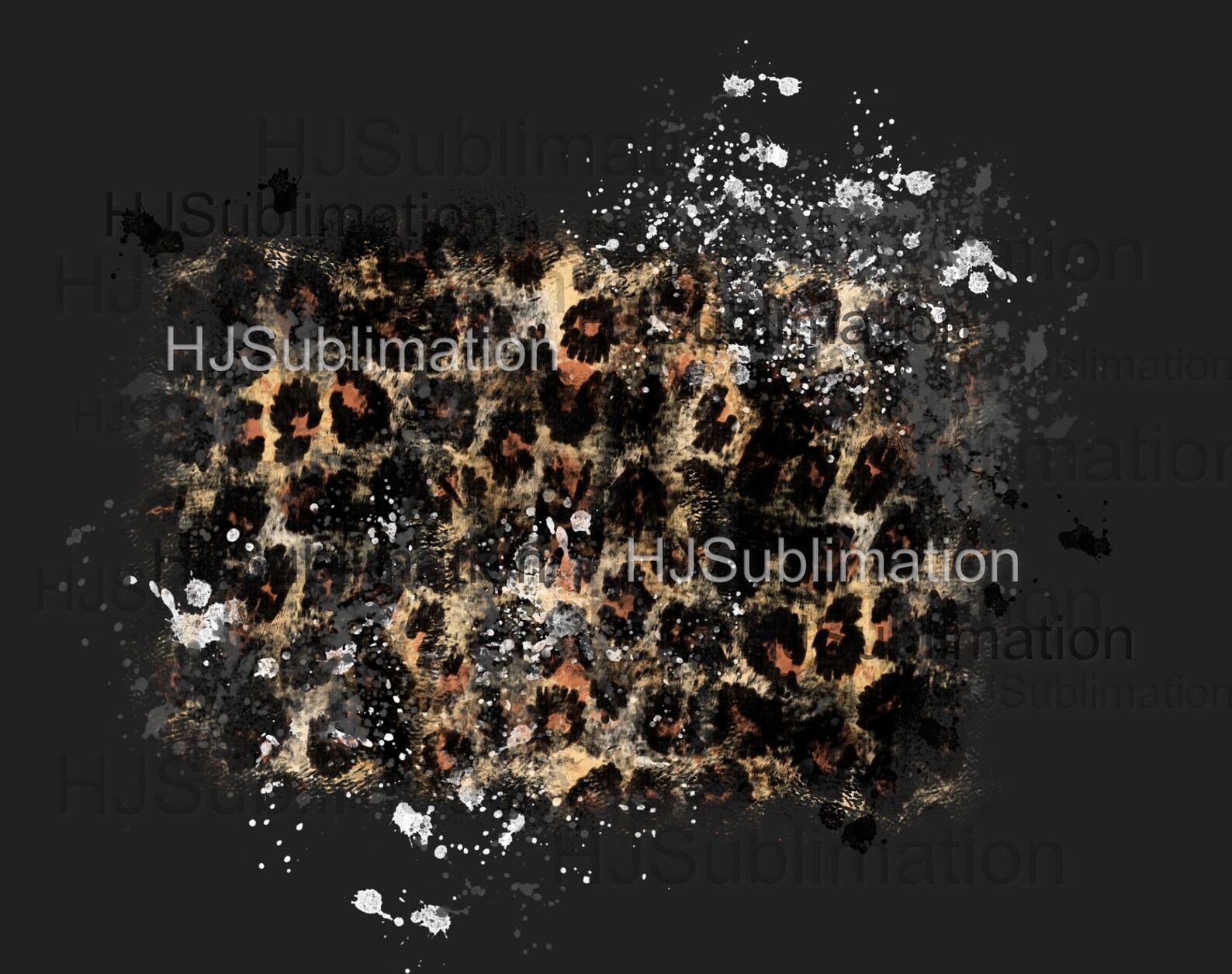 Distressed Leopard Background Png for Sublimation.digital - Etsy