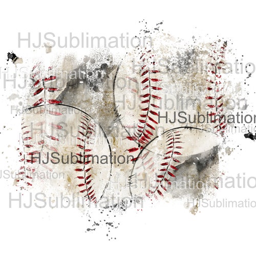 Distressed Baseball PNG. Grunge Background.splash Frame - Etsy