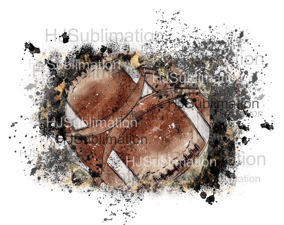 Distressed Football Png. Grunge Leopard Background.splash - Etsy