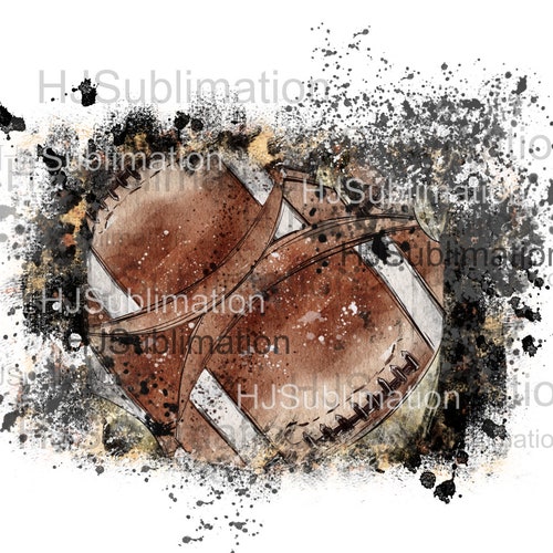 Distressed Football Png. Grunge Background.splash Frame - Etsy