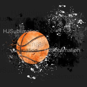 Distressed Basketball Png Background. - Etsy