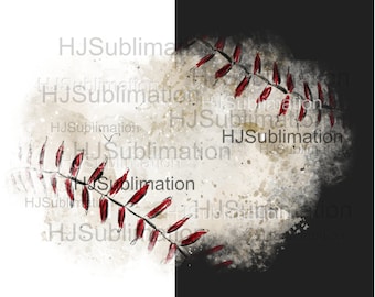 Distressed Baseball PNG. Grunge Background.splash Frame - Etsy