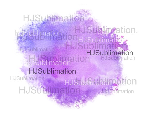 Purple Watercolor Sublimation Designs Background - Etsy