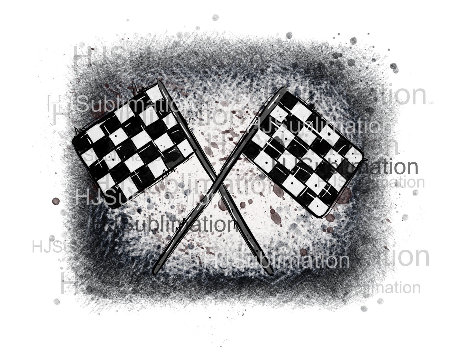 Checkered Flag Background Png.grunge Race Flag - Etsy