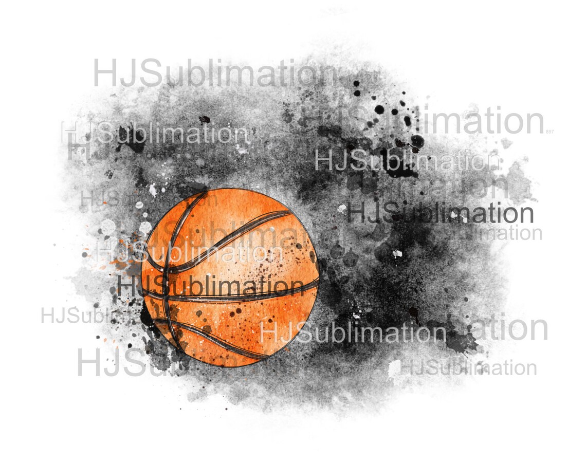 Distressed Basketball Png Background. | Etsy