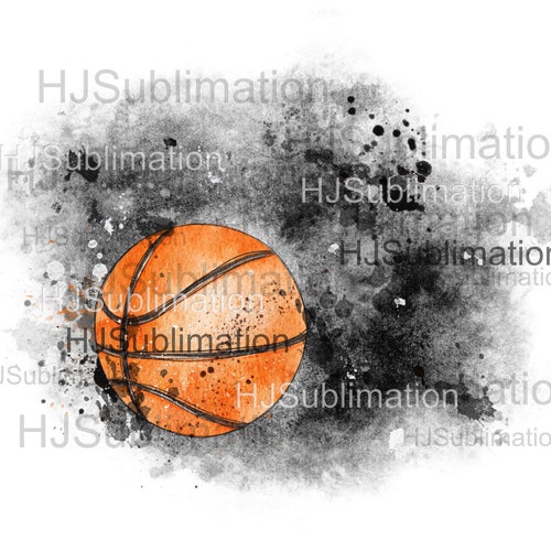 Distressed Basketball Png Background. - Etsy