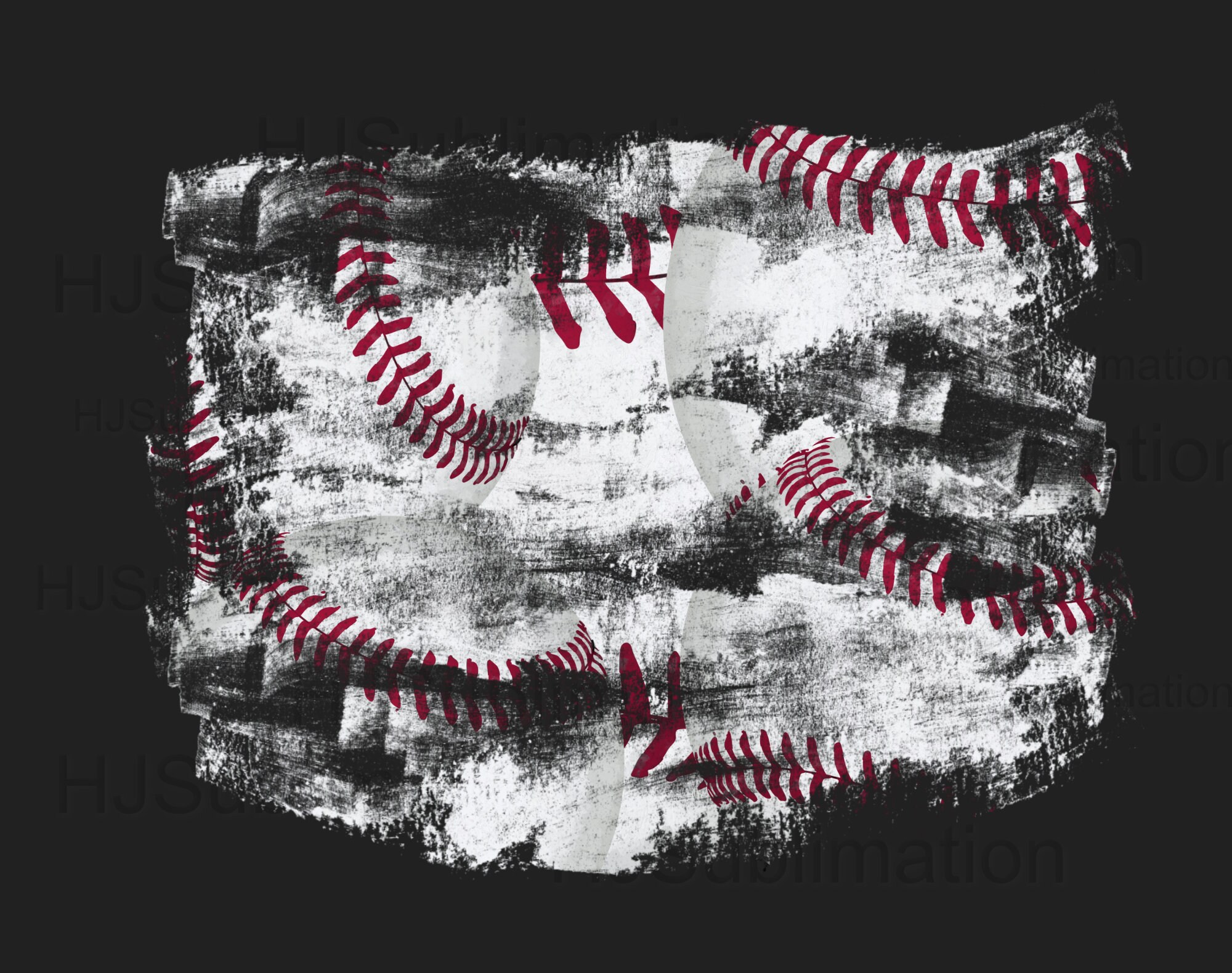 Distressed Baseball Png.brush Strokes Frame Background - Etsy