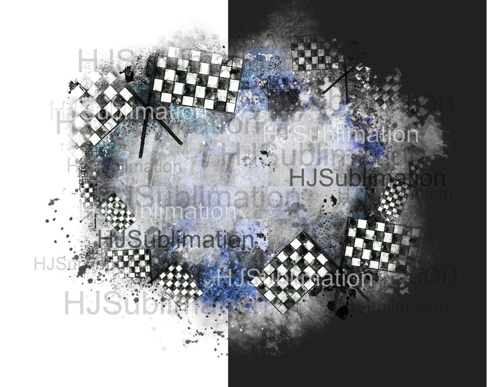 Checkered Flag Background Png.grunge Race Flag - Etsy