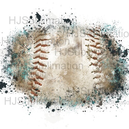 Baseball Distressed Background Png Sport Splash Png Sport - Etsy