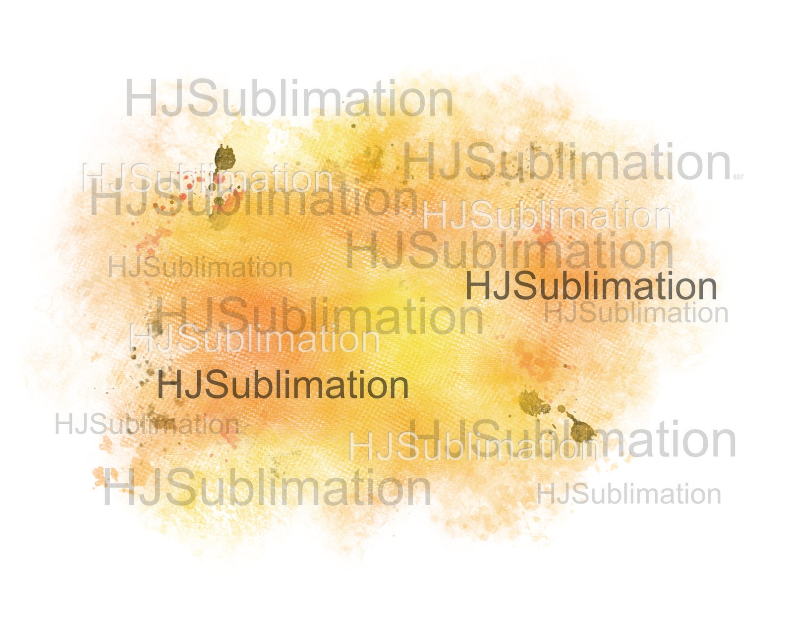 Yellow Orange Watercolor Sublimation Designs Background - Etsy