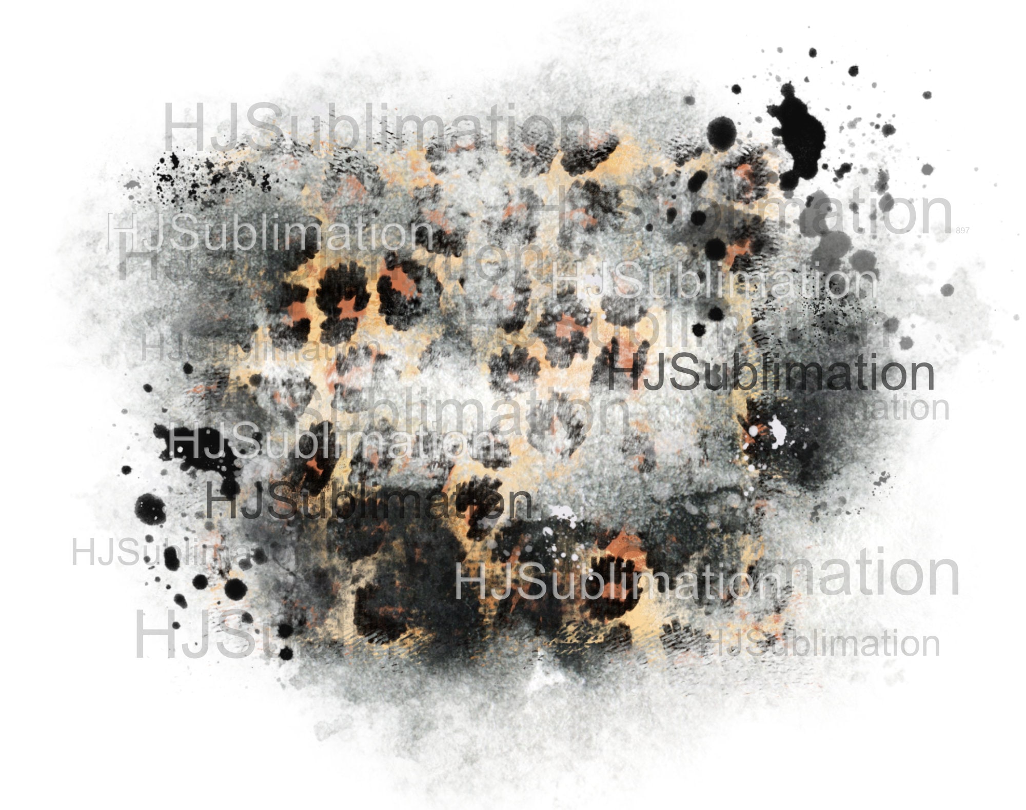 Distressed Leopard Background Png for Sublimation.digital - Etsy