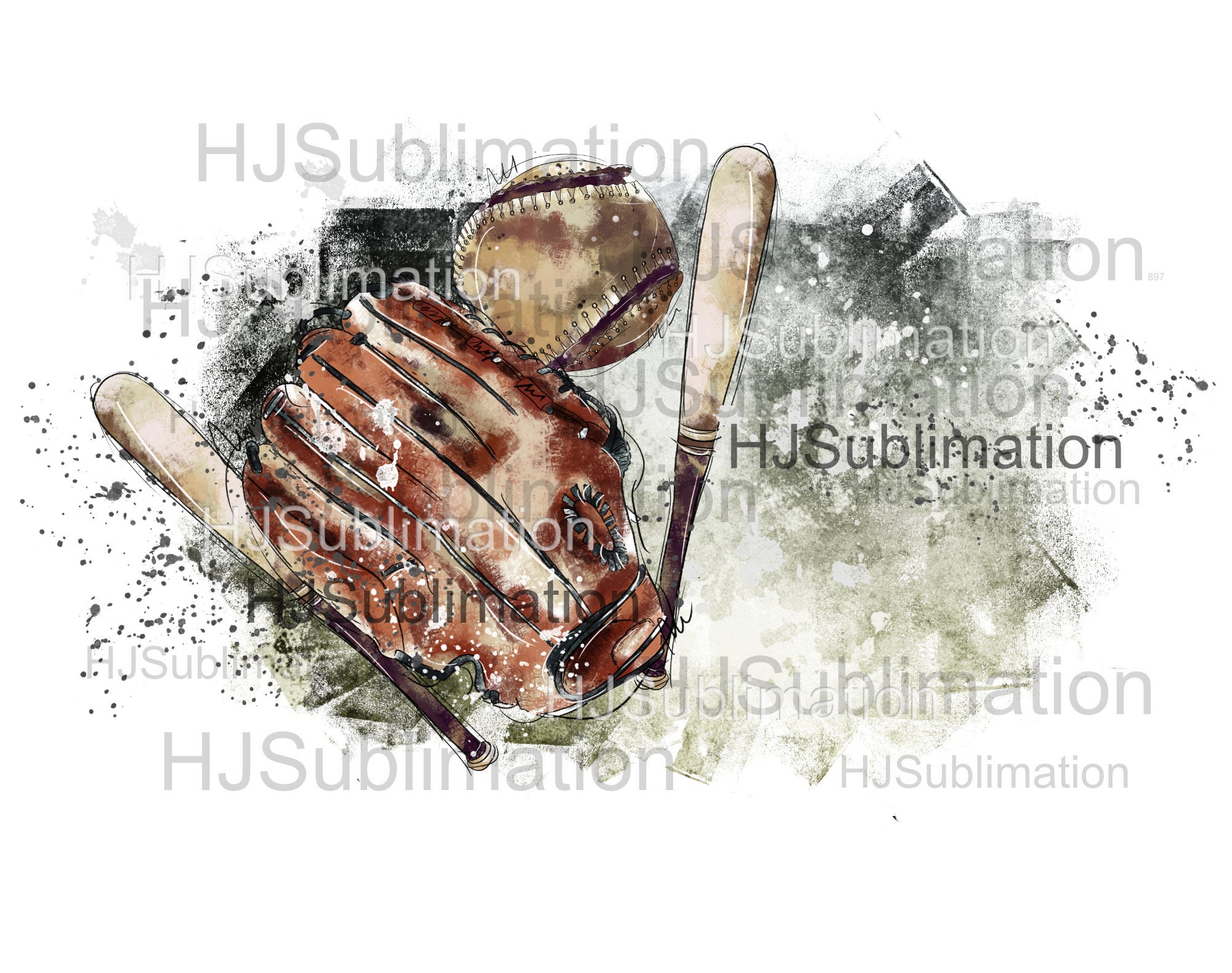 Distressed Baseball PNG. Grunge Background.splash Frame Sublimation ...