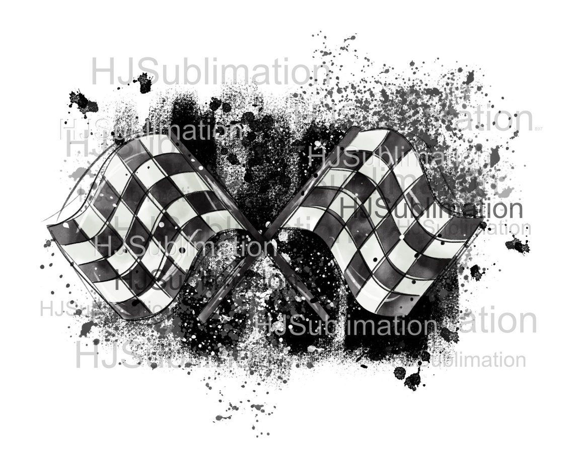 Checkered Flag Background Png.distressed Background - Etsy