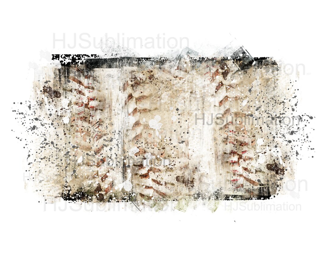 Distressed Baseball PNG Sublimation File - Etsy