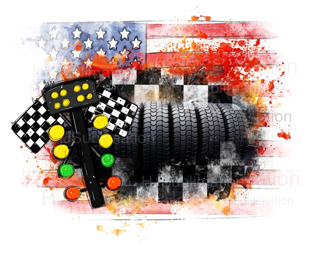Drag Racing Sublimation PNG. - Etsy