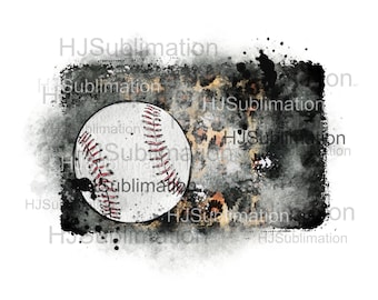 Distressed Baseball PNG. Grunge Background.splash Frame - Etsy