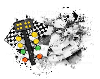 Checkered Flag Background Png.distressed Background Sublimation.racing ...