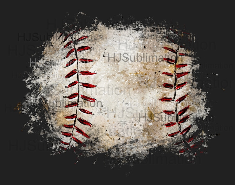 Distressed Baseball PNG. Grunge Background.splash Frame Sublimation ...