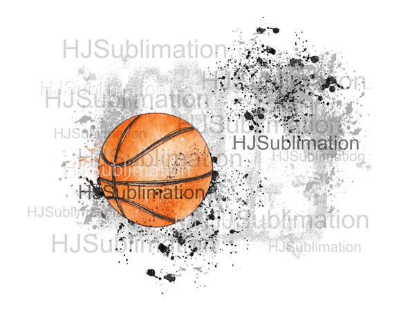Distressed Basketball Png Background. - Etsy