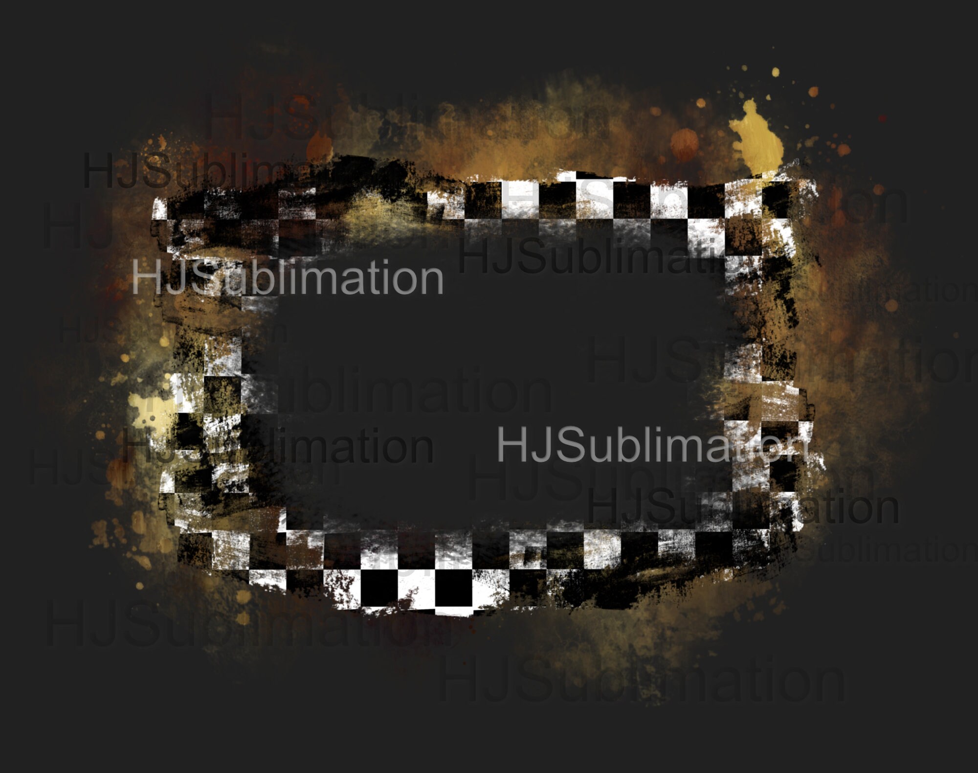 Checkered Flag Background Png.distressed Frame Background Sublimation ...
