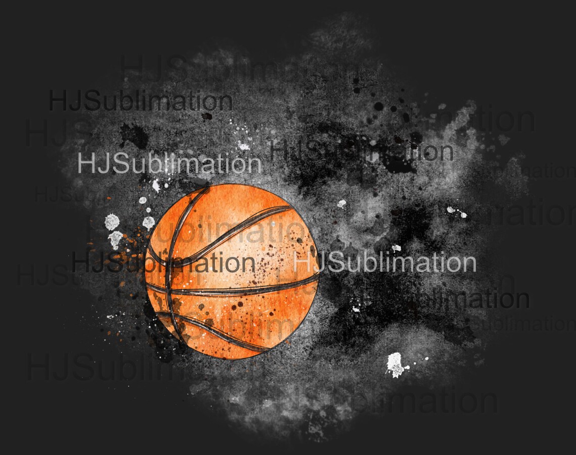 Distressed Basketball Png Background. | Etsy