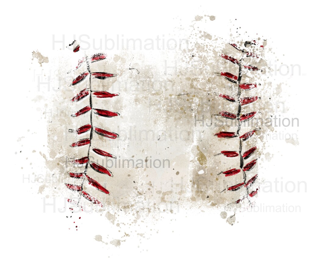 Distressed Baseball PNG. Grunge Background.splash Frame Sublimation ...