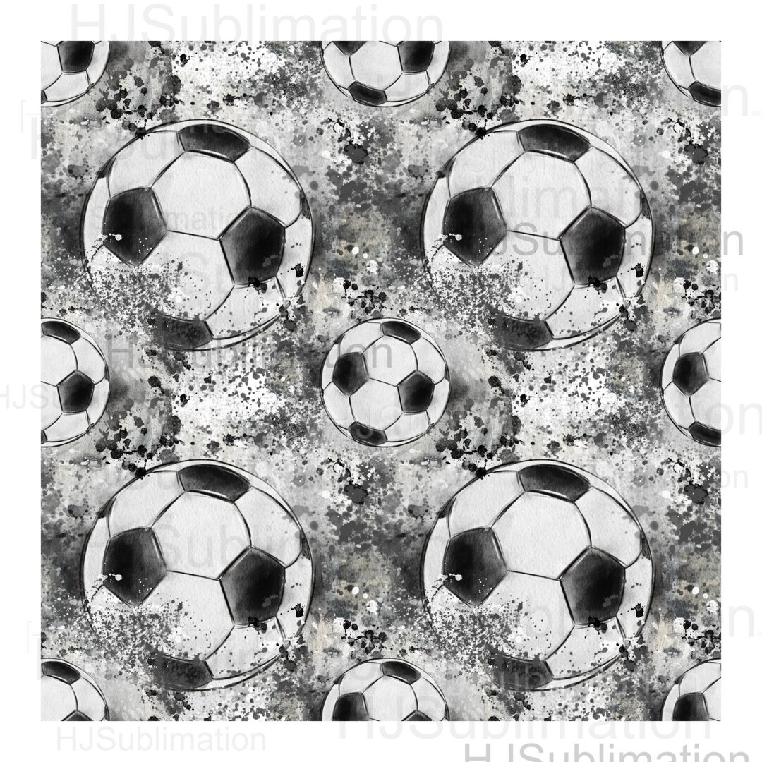 Seamless Soccer Digital Paper | Grunge Sports Pattern Sublimation ...