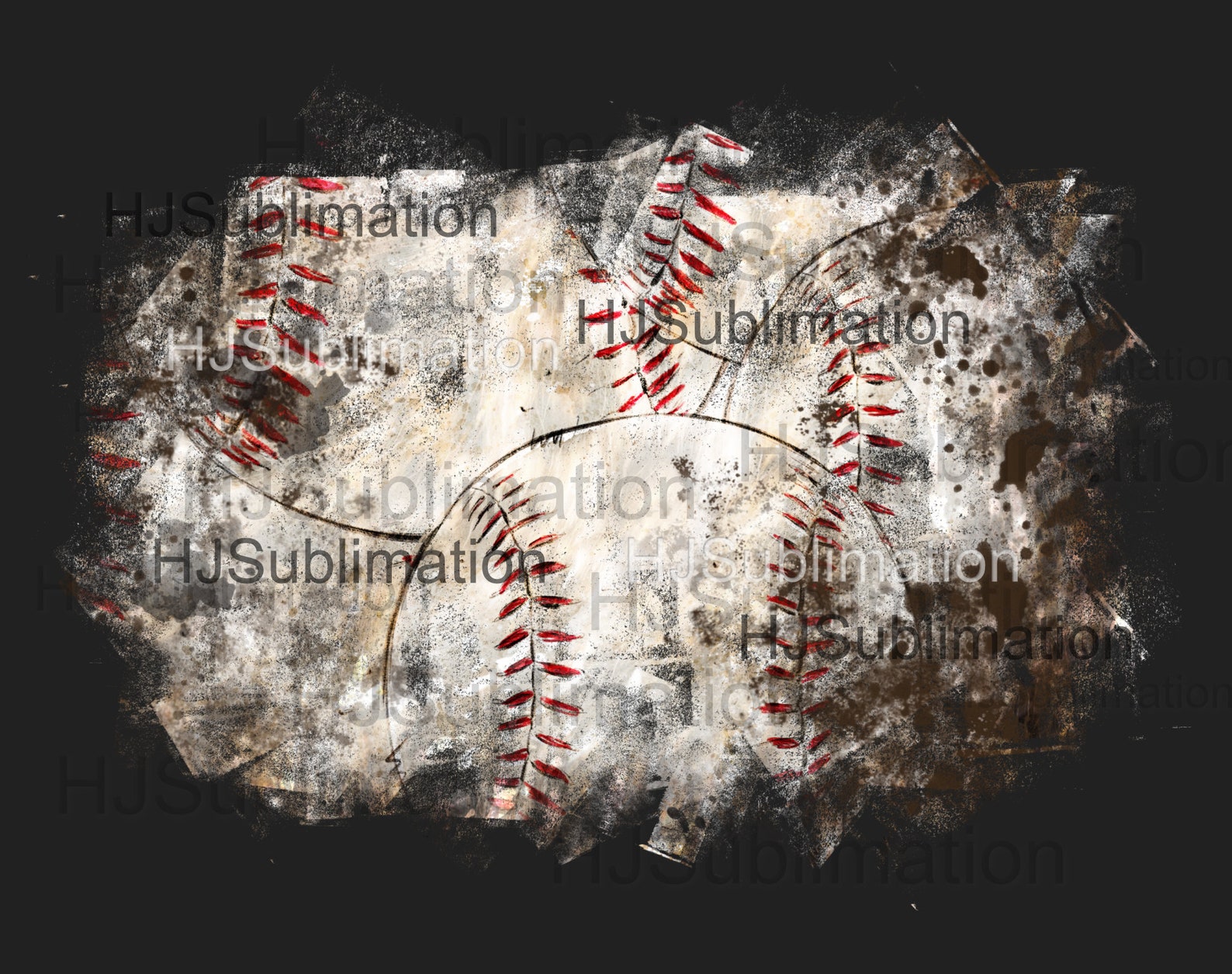 Distressed Baseball PNG. Grunge Background.splash Frame - Etsy