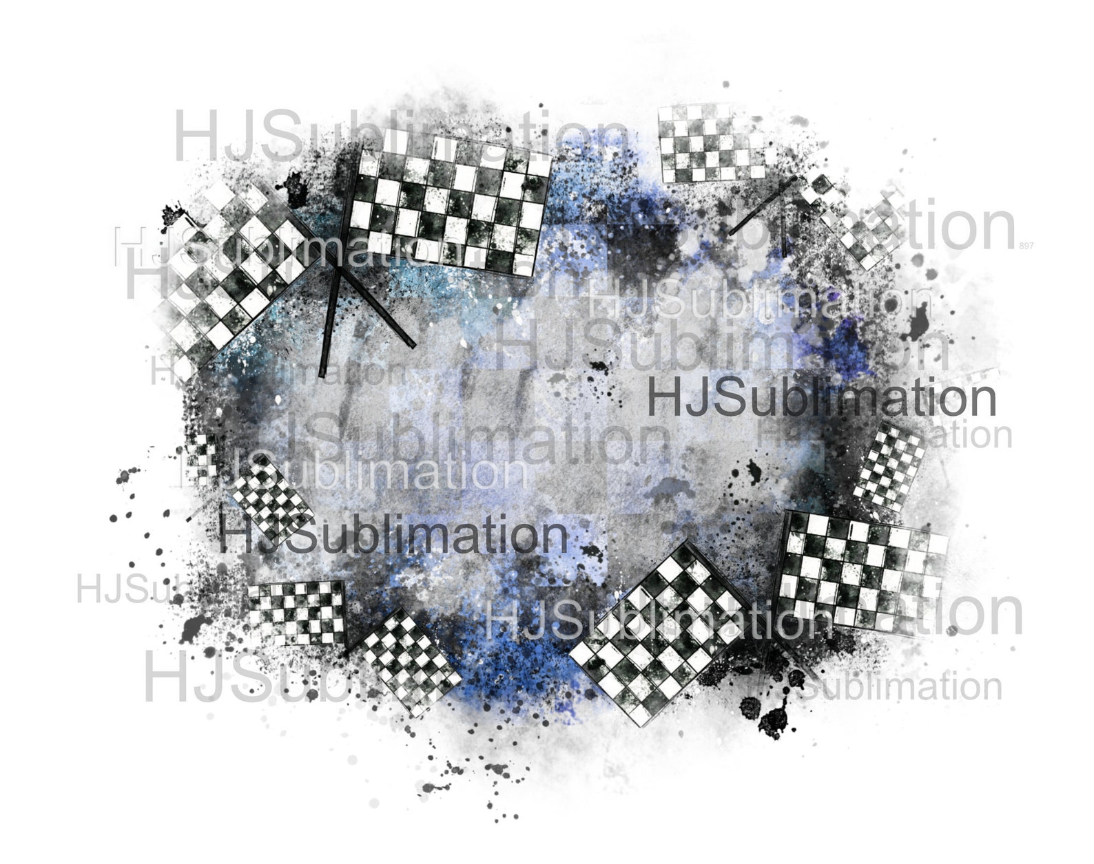 Checkered Flag Background Png.grunge Race Flag - Etsy