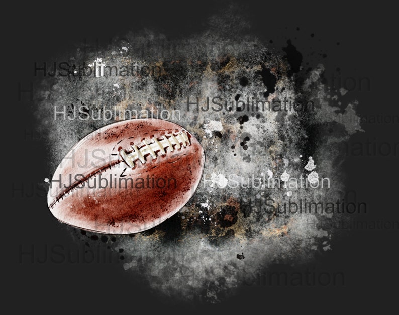 Football Background Png. Distressed Sublimation Design. - Etsy