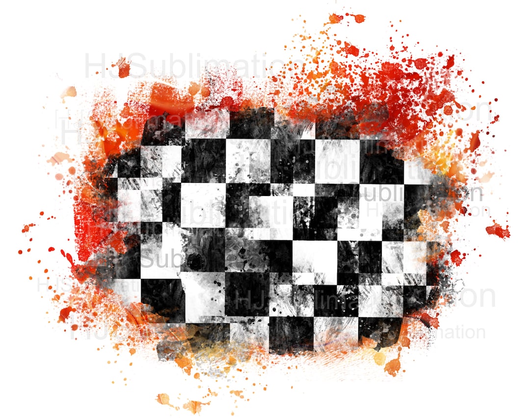 Checkered Flag Background Png.grunge Race Flag Sublimation.racing Png ...
