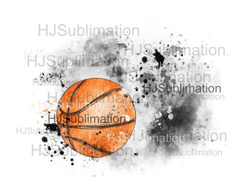 Distressed Basketball Png Background. - Etsy