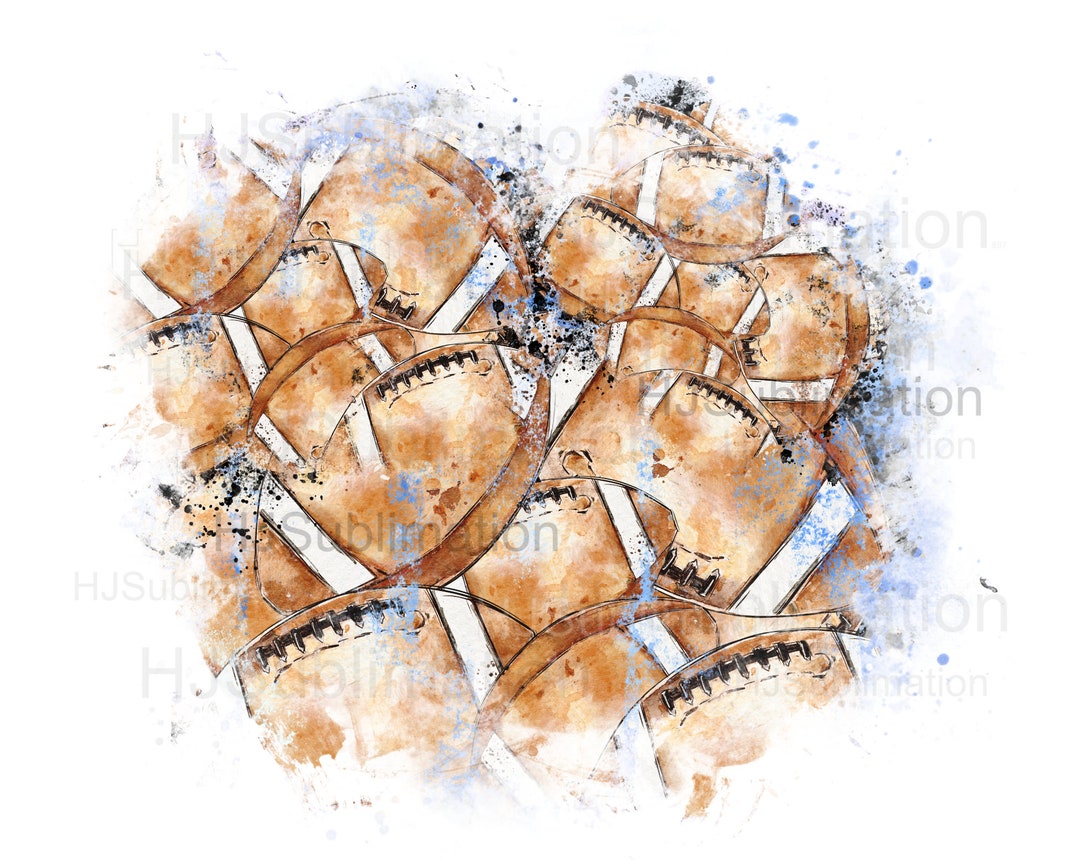 Distressed Football Png. Grunge Background.splash Frame Sublimation ...