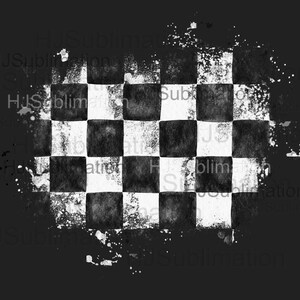 Distressed Checkered Pattern PNG / Grunge Race Flag Sublimation Design ...