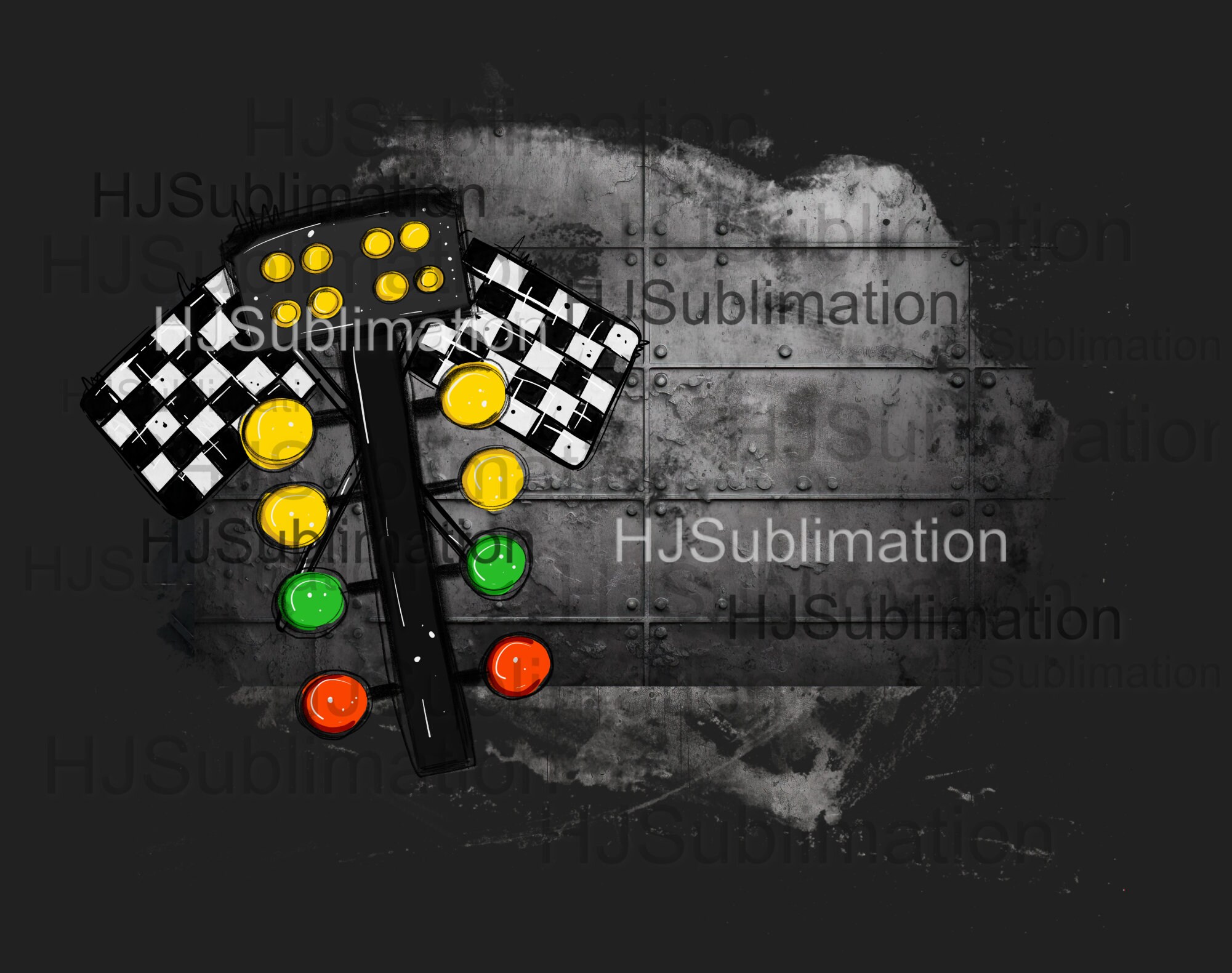 Drag Racing Lights PNG, Checkered Flags Black Grunge Sublimation Design ...