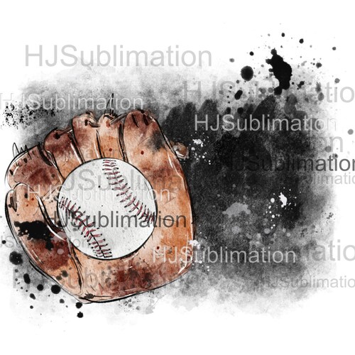 Distressed Baseball PNG. Grunge Background.splash Frame - Etsy