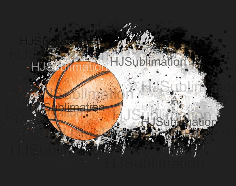 Distressed Basketball Png Background. - Etsy