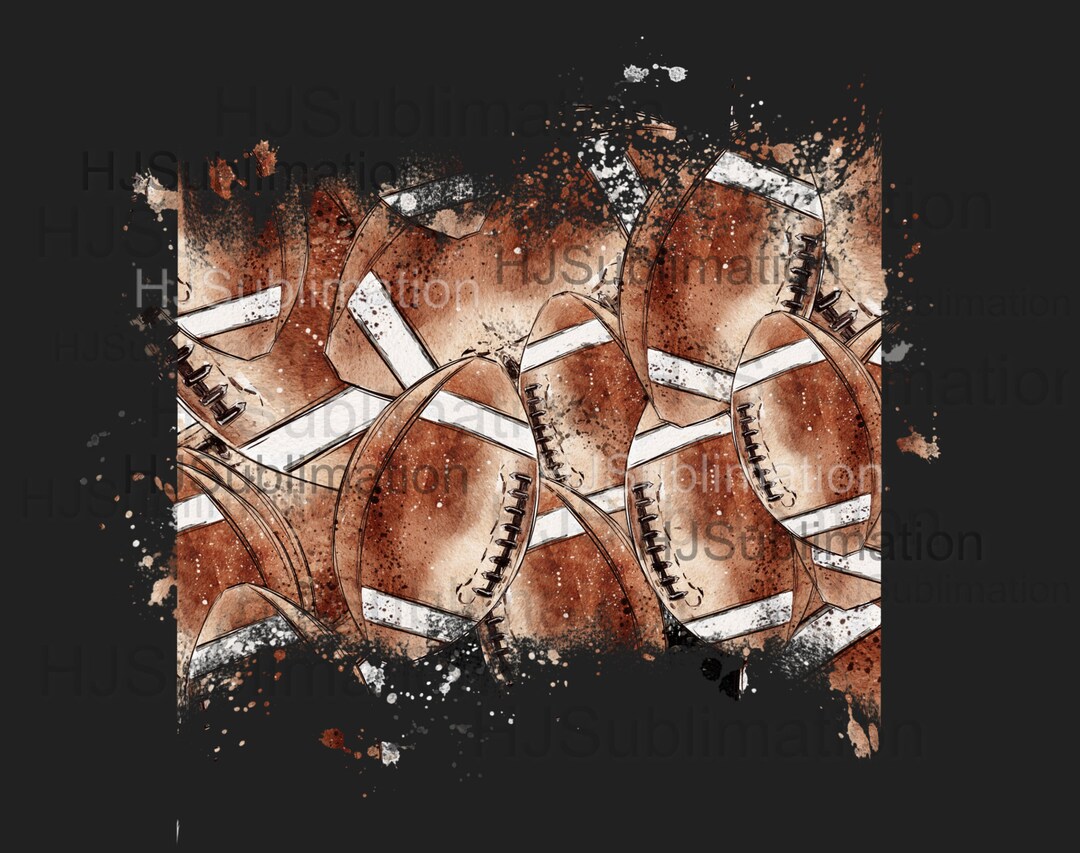 Distressed Football Png. Grunge Background.splash Frame Sublimation ...