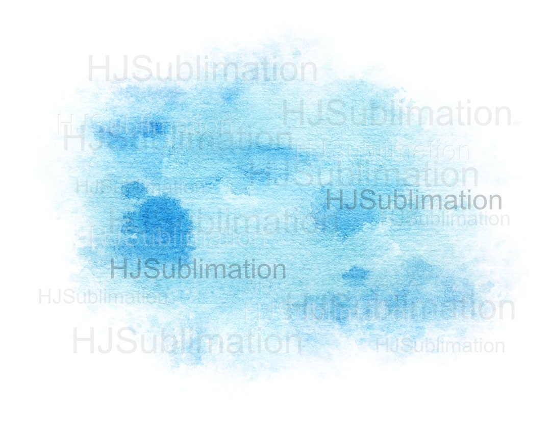 Blue Watercolor Sublimation Designs Background Png.backsplash Png ...