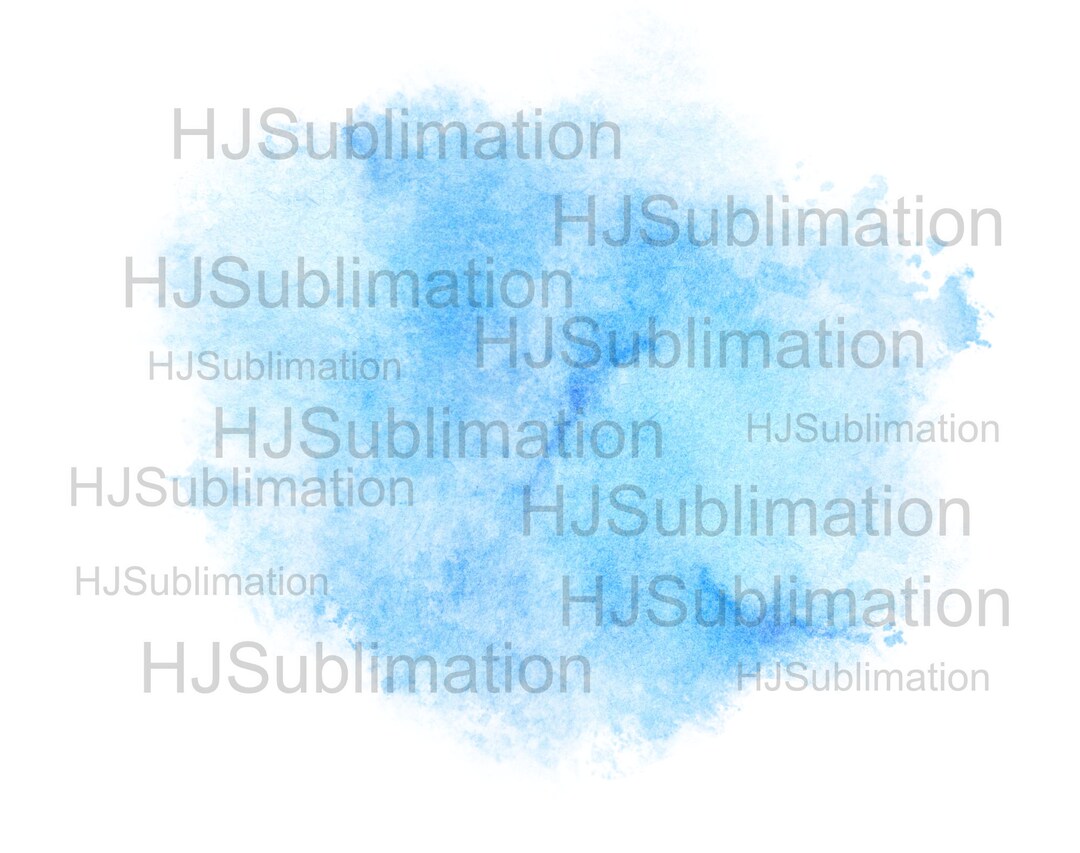 Blue Watercolor Sublimation Designs Background Png.backsplash Png ...