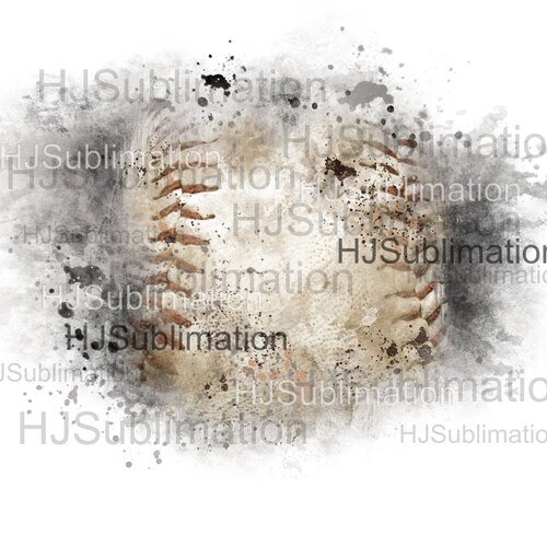 Baseball Overlay Background PNG Distressed Baseball - Etsy