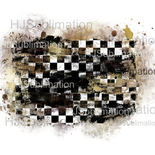 Grunge Checkered Flag Background PNG Distressed Race Flag - Etsy